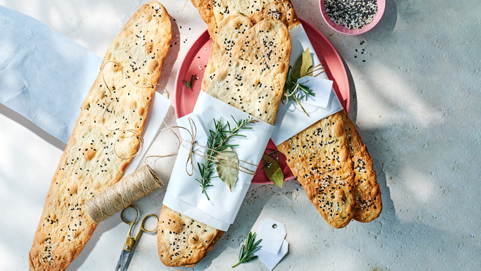 Honey, Sesame & Sea Salt Lavosh Recipe | Coles