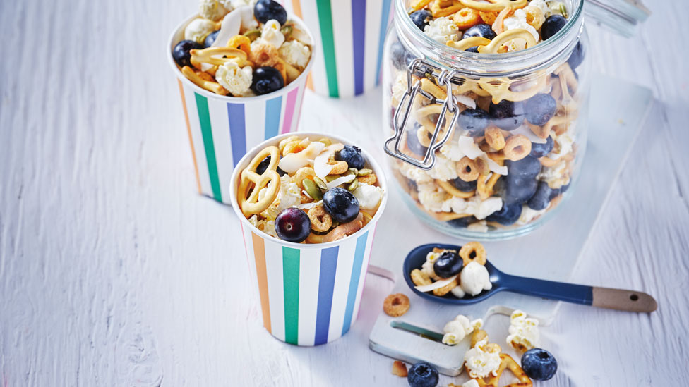 Blueberry & Popcorn Trail Mix Recipe | Coles