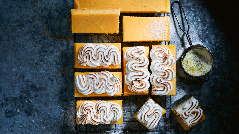 Lemon-Lime Meringue Slice With Citrus Sherbet Recipe| Coles