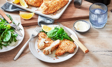 Air Fryer Chicken Schnitzel Recipe | Coles