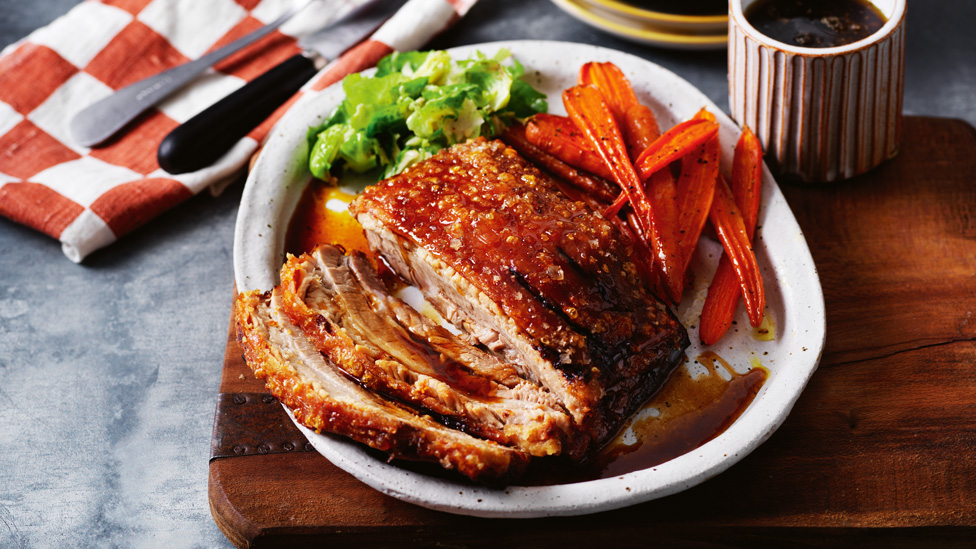 Pork belly With Slow-Roasted Carrots & Maple Glaze Recipe | Coles