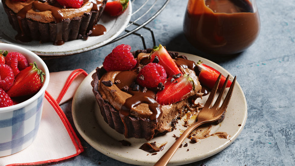 Chocolate mousse tart store