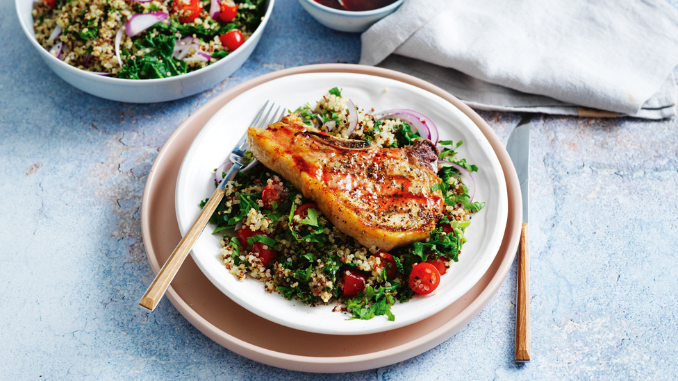 Pork & Quinoa Salad With Blackberry Vinaigrette Recipe | Coles
