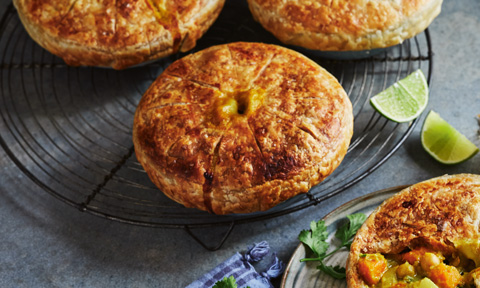 Curried Root Vegetable Pies Recipe | Coles