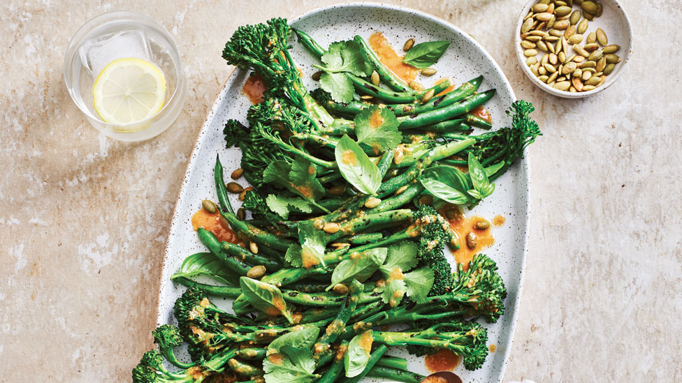 Grilled Miso Green Beans & Baby Broccoli Recipe | Coles