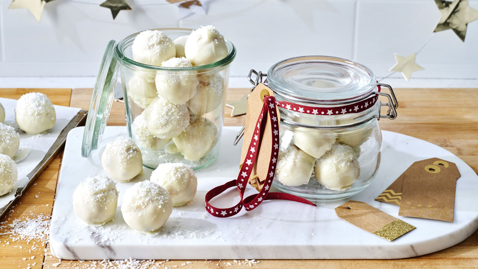 Christmas Balls recipe with White Chocolate and Coconut | Coles