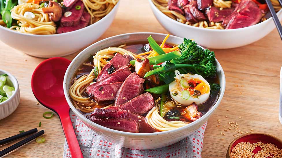 Beef Ramen Recipe with Mushrooms, Miso and Broccolini | Coles