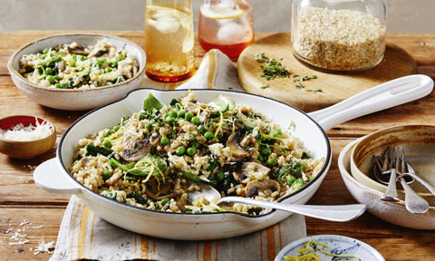 Brown Rice Risotto | Healthy Risotto Recipe | Coles