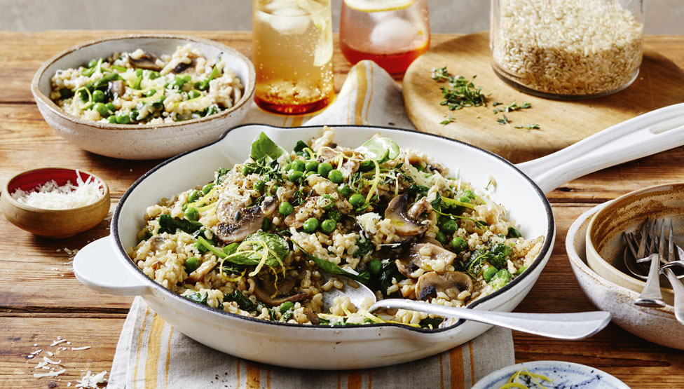 Brown Rice Risotto | Healthy Risotto Recipe | Coles