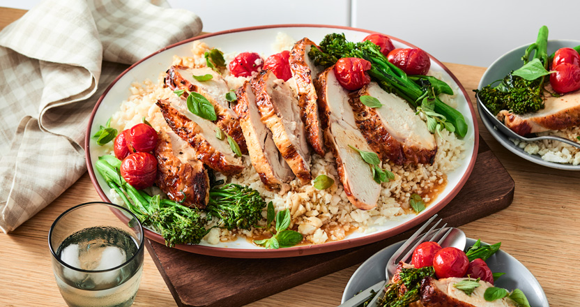 Herbed Chicken Tray Bake Recipe | Coles