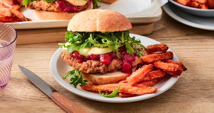 Italian-style Feef Schnitzel Roll Recipe | Coles