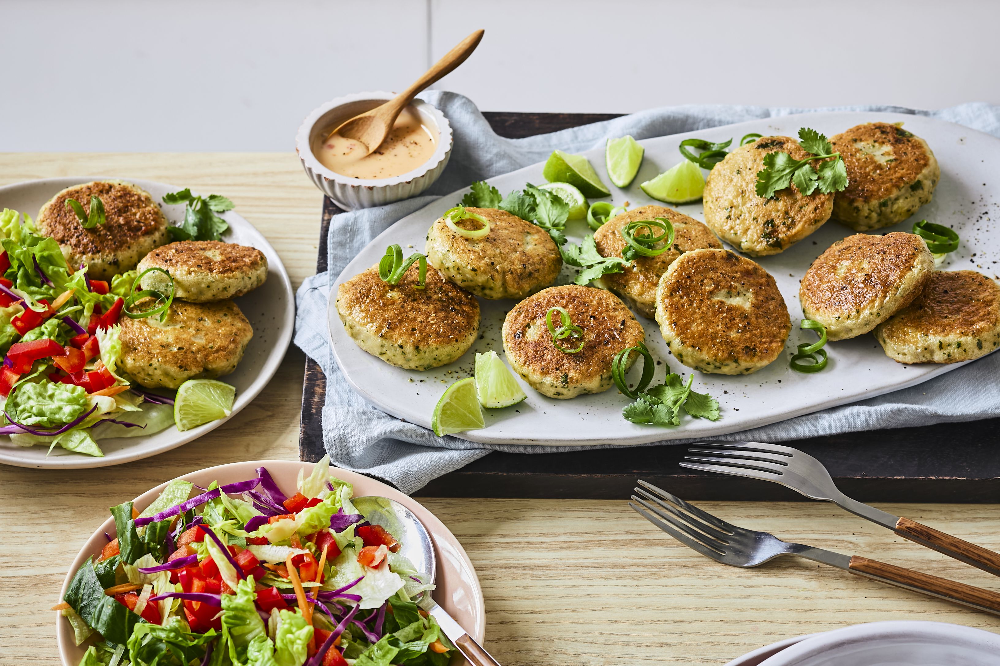 Fish Cakes with Lettuce Recipe | Coles