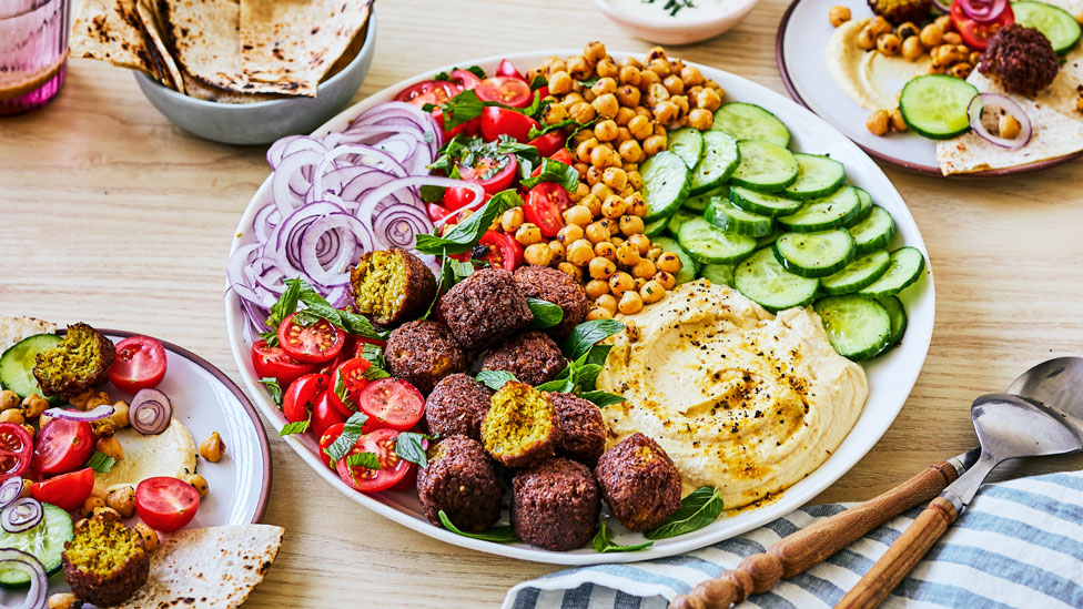 Falafel kebab salad recipe | Coles