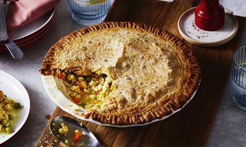 Chicken Curry Pie Recipe | Coles