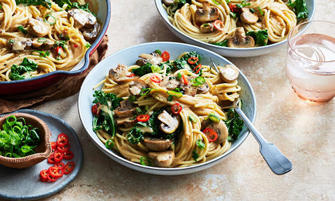 Miso Mushroom Pasta Recipe | Coles