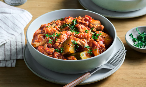 Spanish-Style Slow Cooked Chicken & Rice Recipe | Coles