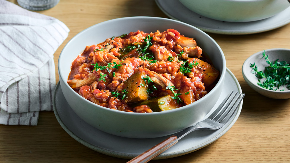 Spanish-Style Slow Cooked Chicken & Rice Recipe | Coles
