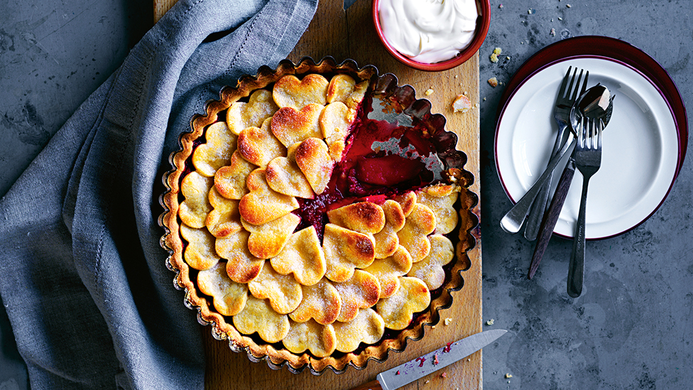 Apple, Raspberry and Rhubarb Pie Recipe | Coles
