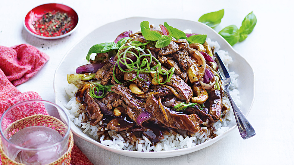 Beef & Basil Stir-Fry with Black Bean Sauce Recipe | Coles
