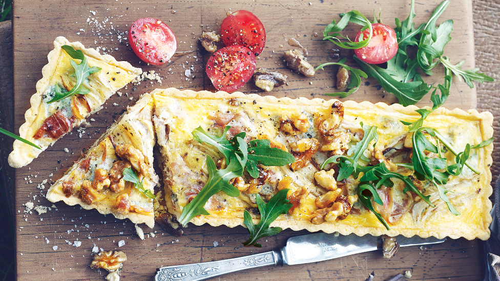 Caramelised Fennel, Prosciutto and Blue Cheese Quiche Recipe | Coles