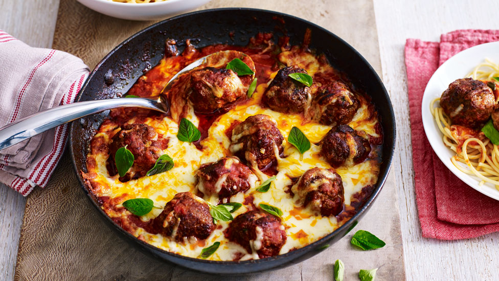 Cheesy Meatballs with Sundried Tomato Pesto Recipe | Coles