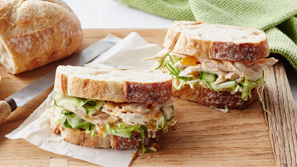 Chicken and Cucumber Sandwich with Mango Mayo Recipe | Coles