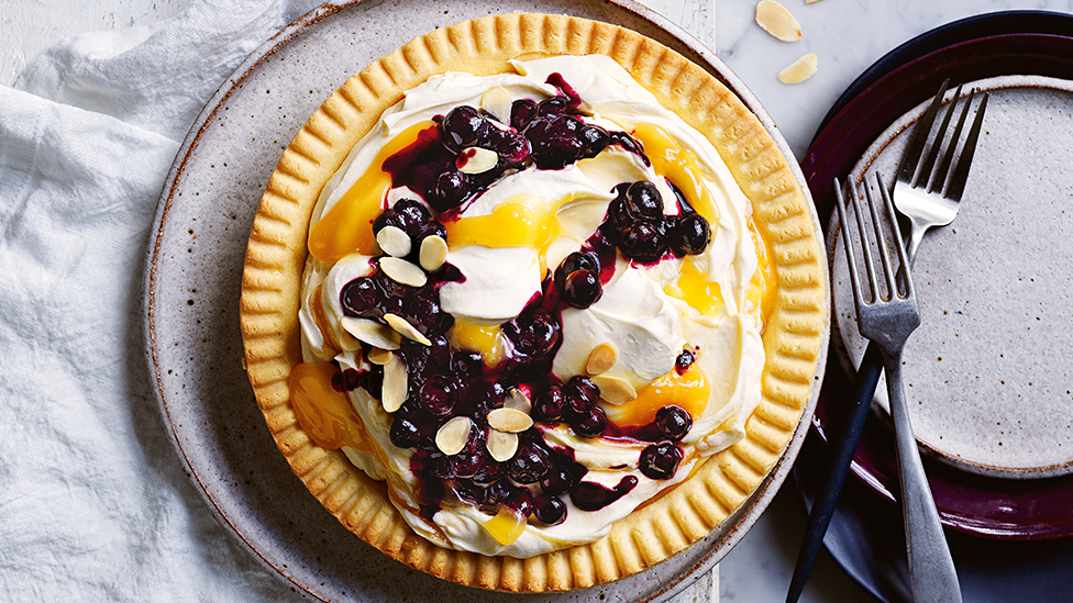 Quick and Easy Easy Lemon and Blueberry Tart Recipe | Coles