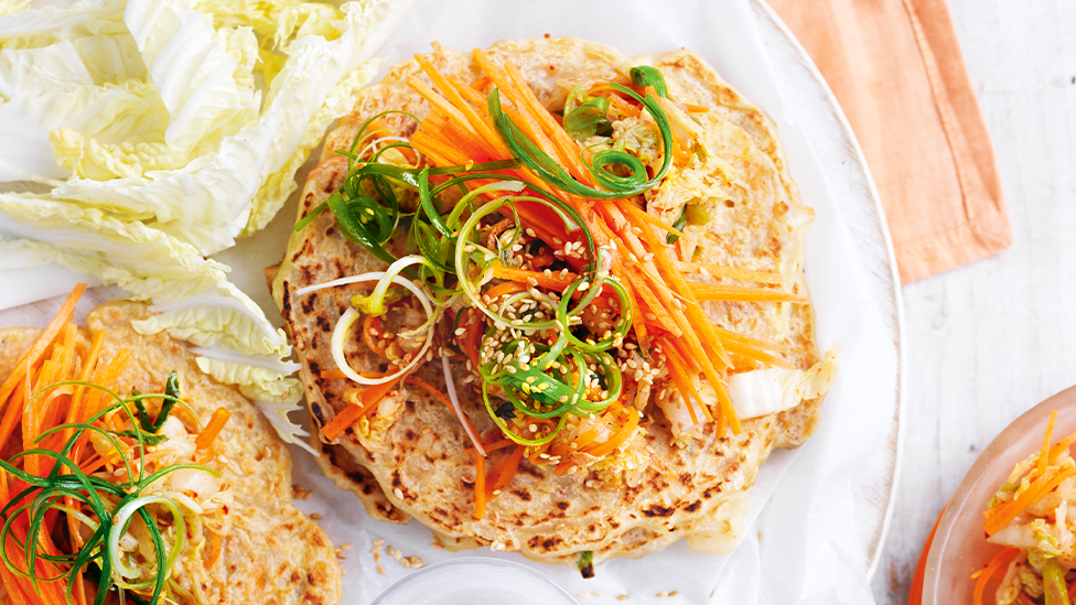 Quick and Easy Kimchi and Pork Pancakes Recipe | Coles