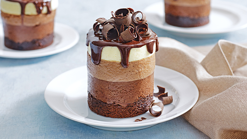 Layered Chocolate Mousse Cakes Recipe | Coles