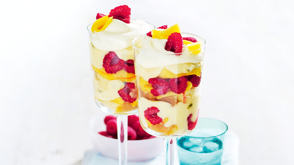 Mango, Raspberry & Passionfruit Trifles Recipe | Coles