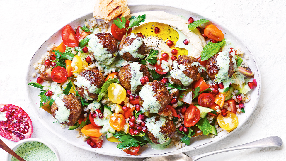 Quick and Easy Meatballs with Tomato Salad Recipe | Coles