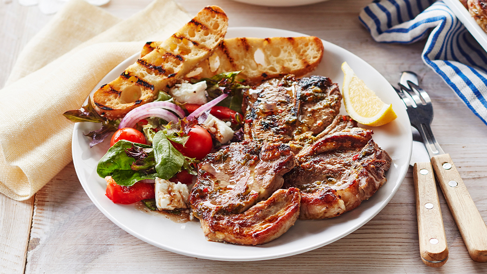 Quick and Easy Mediterranean barbecued lamb chops recipe | Coles