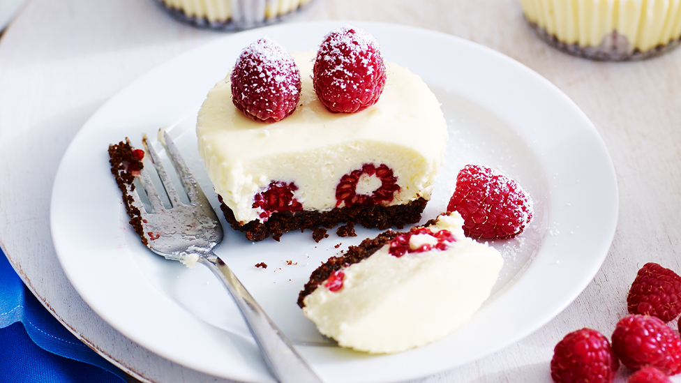 Mini Raspberry and White Chocolate Cheesecakes Recipe | Coles