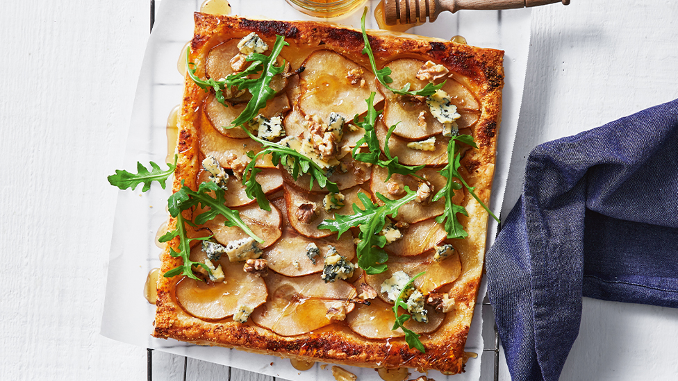Quick and Easy Pear and blue cheese tart recipe | Coles