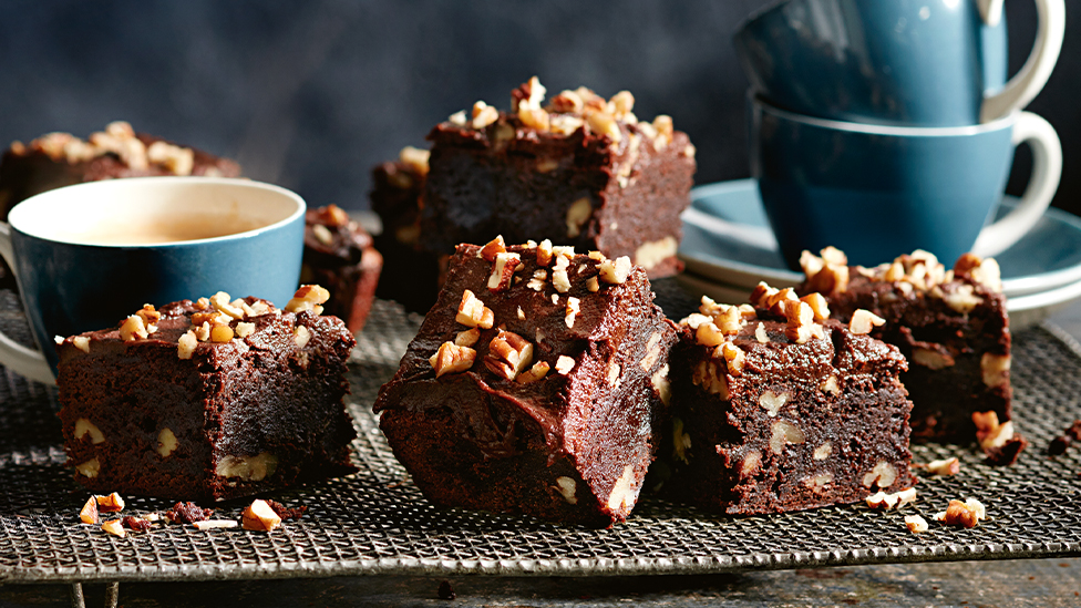 Pecan fudge brownies with sweet potato frosting recipe | Coles