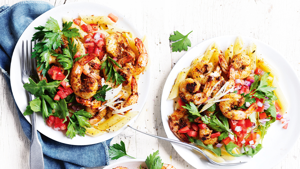 Prawn Penne with Fresh Tomato Salsa Recipe | Coles