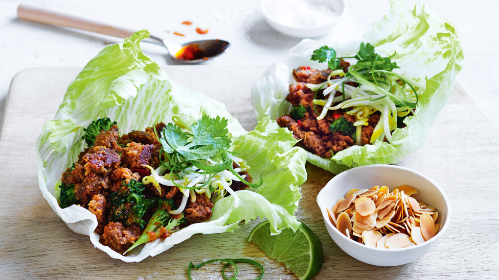 Vegetarian San Choy Bow Recipe with Flaked Almonds | Coles