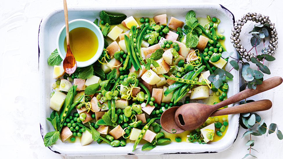 Zesty Potato and Pea Salad Recipe | Coles
