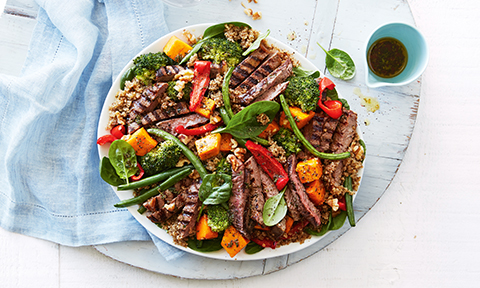 Quick and Easy Autumn Beef and Quinoa Salad Recipe | Coles