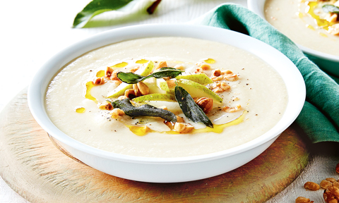 Cauliflower, Pear and Blue Cheese Soup Recipe | Coles