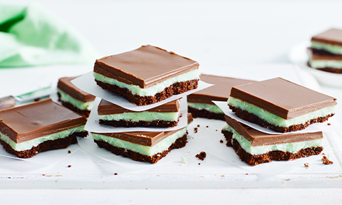 Choc-Peppermint Slice Recipe with Choc Ripples & Copha | Coles