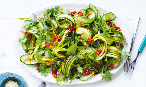 Spiced Roast Cauliflower and Pearl Couscous Salad recipe | Coles