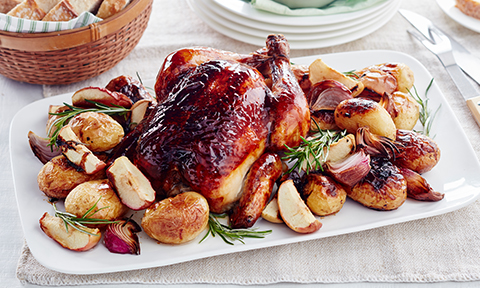 Quick & Easy Ginger Beer Roasted Chicken Recipe | Coles