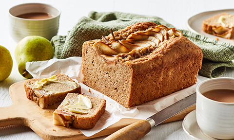 Quick & Easy Gluten-Free Cinnamon & Pear Bread Recipe | Coles