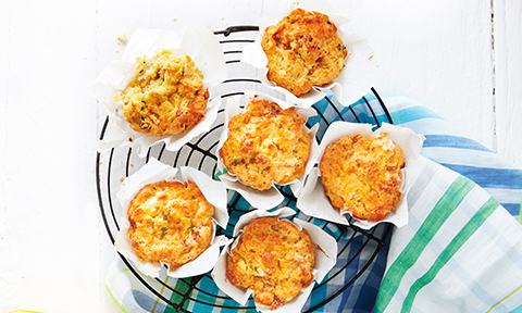 Ham and 3-cheese Muffins Recipe | Coles