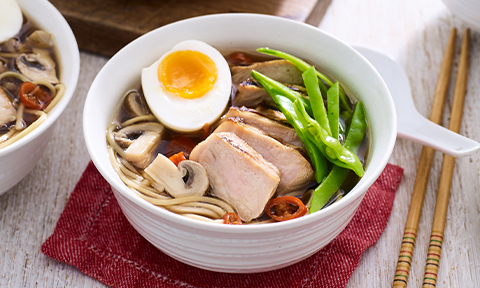 Quick and Easy Japanese Ramen Soup with Pork Recipe | Coles