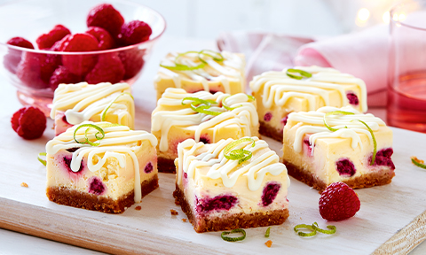 Lime and White Chocolate Cheesecake Bites Recipe | Coles