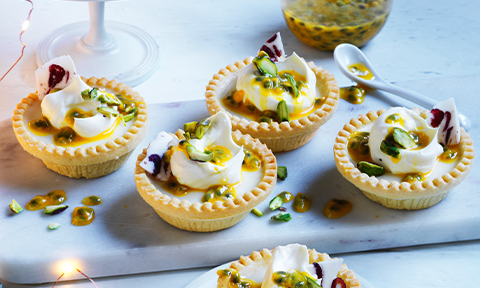 Quick & Easy Mini Lemon Panna Cotta Tarts Recipe | Coles