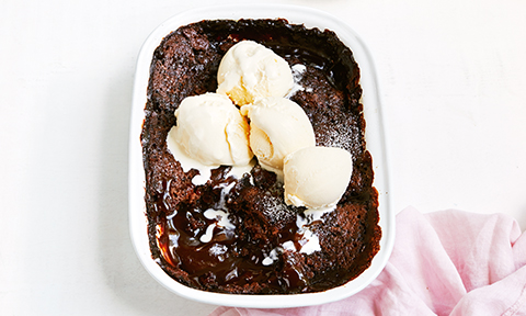 Mocha Self-Saucing Pudding Recipe | Coles