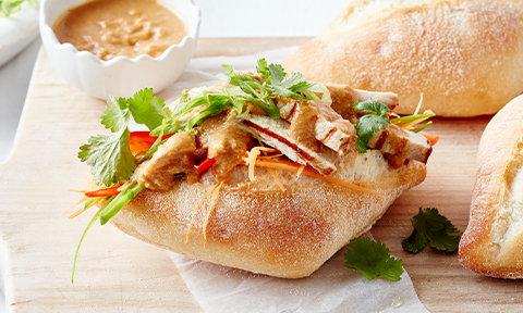 Quick and Easy Satay Pork Roll Recipe | Coles